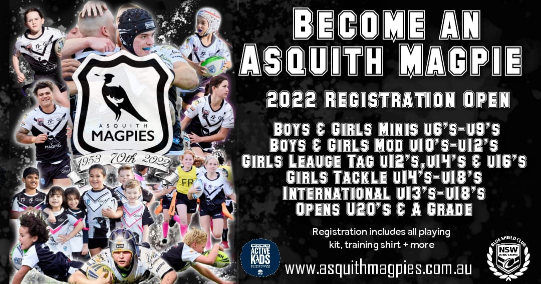 Home - Asquith Magpies | Junior Rugby League | Home of the Mighty Magpies
